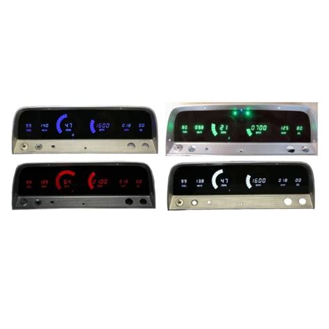 Intellitronix Led Digital Instrument Cluster C10 Chevrolet 1964 1966