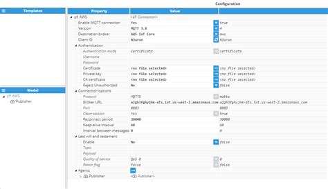 MQTT Client AWS Example N3uron KB V 1 21