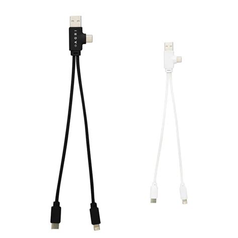 Dual Connect Recycled Multi Charge Cable Plum Grove