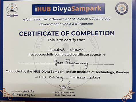 Python Programming Iitroorkee Divyasampark Upgradcampus
