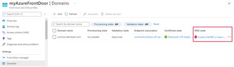 如何添加自定义域 Azure Front Door Microsoft Learn