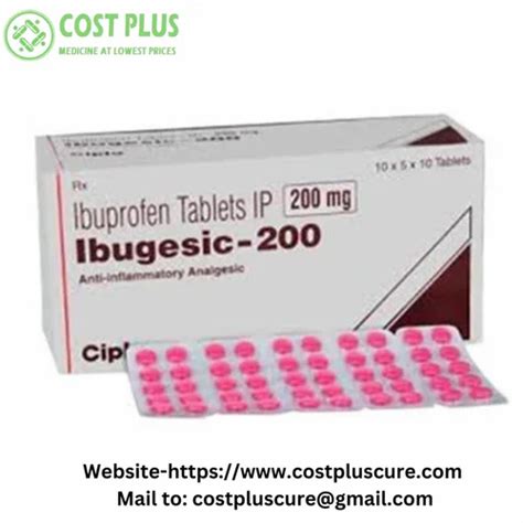 Ibugesic Ibuprofen 200 Mg Tablet At ₹ 52box Ibuprofen Tablets In