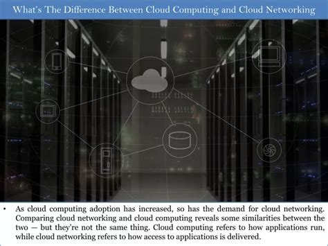 PPT Whats The Difference Between Cloud Computing And Cloud Networking PowerPoint Presentation
