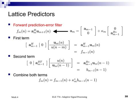 Linear Prediction Techniques For Communication Ppt