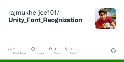 github rajmukherjee101 unity font reognization