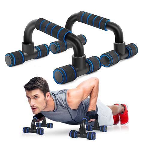 Gym Push Up Bar 2pcs Support H Type Perfect Muscle Push Up Bars Push Up