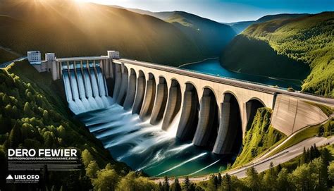 Hydropower Dams And Climate Premium Ai Generated Image