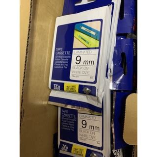 Brother TZE 221 9 มม เทปพมพอกษร สดำพนขาว Brother TZ Shopee Thailand