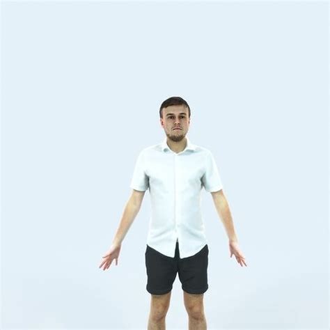 3d Model Veracity B Animated Rigged Summer Casual Man Vr Ar Low Poly Cgtrader