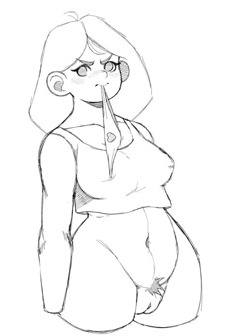 Rule 34 Ahoge Cleft Of Venus Clitoral Hood Clitoris Cropped Legs