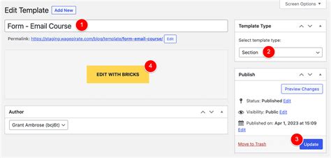 Same Bricks Builder Form On Multiple Pages Wagepirate