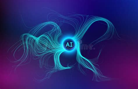 Neural Network Abstract Digital Background Technology Background Data