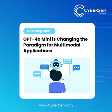 Cybergen On Linkedin Gpt4omini Digitaltransformation Advancedanalytics Datascience