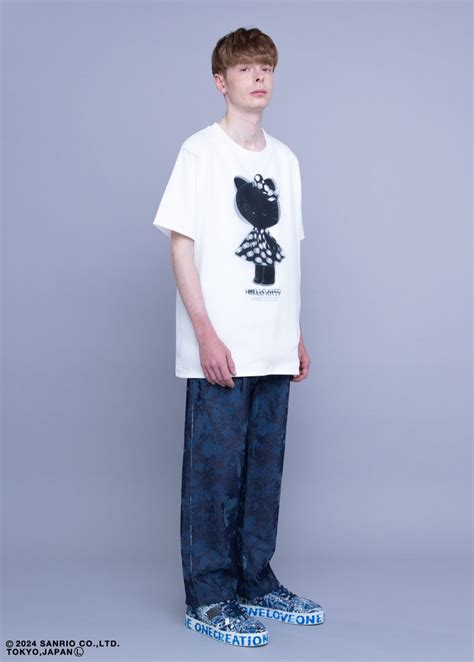 Hello Kitty Dots Onepiece White Tr 029 Trippy Mikio Art