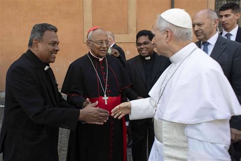 Cardinal Malcolm Ranjith Meets Pope Leo Xiv Pics Sri Lanka Mirror Right To Know Power To