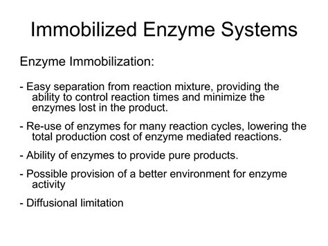 Kuliah 3 Immobilization Of Enzymepdf