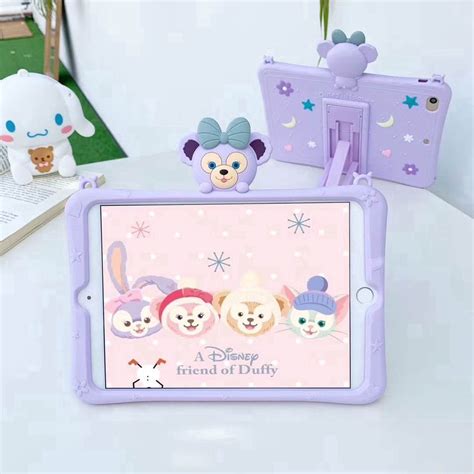 เคสโทรศัพท์ซิลิโคนเจล แบบนิ่ม ลายดัฟฟี่ กันกระแทก พร้อมสายคล้องไหล่