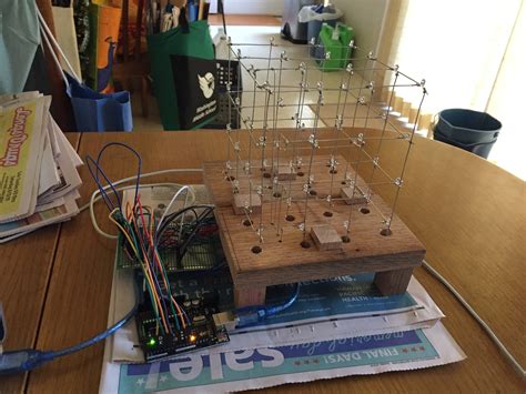 4x4 Arduino Led Cube Aidan Akamine Professional Portfolio