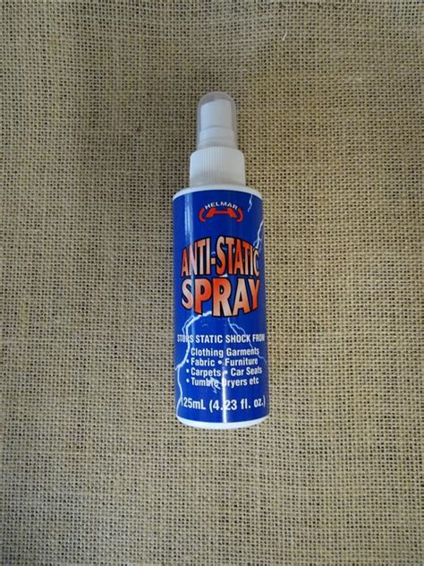 Anti Static Spray 125ml Eandm Greenfield