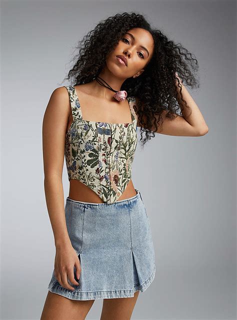 Bustier And Corset Tops For Women Simons Canada