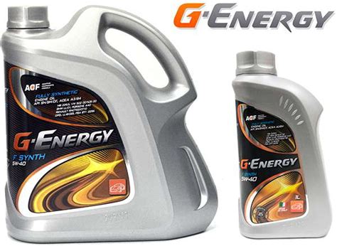 Обзор на моторное масло G-Energy F Synth 5W40 синтетика ...