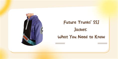 Future Trunks Ssj Jacket What You Need To Know Trunks Jacket