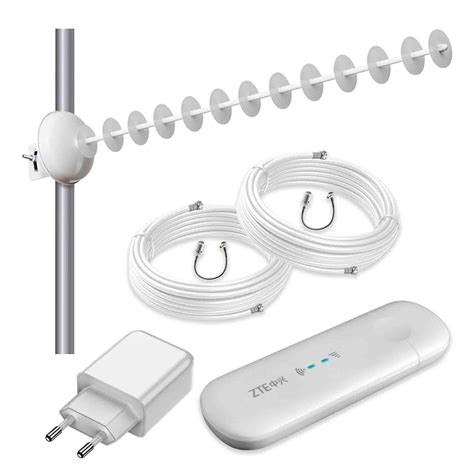 ᐉ Комплект для подключения WiFi интернета ZTE MF79U + антенна MIMO 2х20 ...