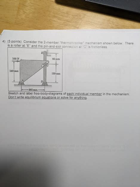 solved 5 ﻿points ﻿consider the 2 member thermothrocker