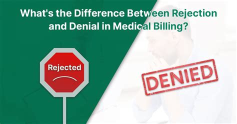 Difference Between Claim Rejection And Claim Denial In Medical Billing
