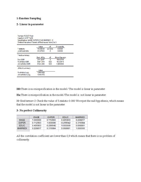 doc1 gauss markov assumption 1 random sampling 2 linear in
