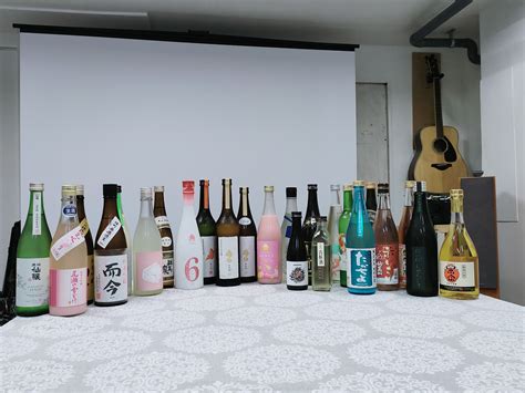 サークルの日本酒オタクに協賛してもらい、 日本酒飲み比べ の企画を立ててみました！！