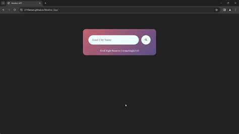 Aman Singh On Linkedin Webdevelopment Weatherapp Techinnovation