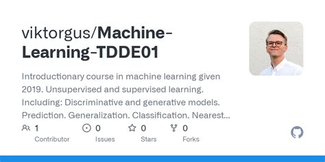 GitHub Viktorgus Machine Learning TDDE Introductionary Course In Machine Learning Given