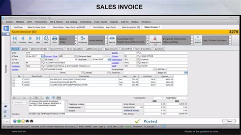 Facts Erp Best Erp Software Dubai Ppt