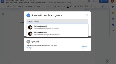 How To Share A Google Doc Privately The Verge