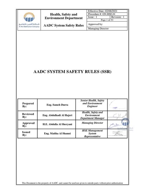 gn hse 0 1 aadc system safety rules pdf safety occupational