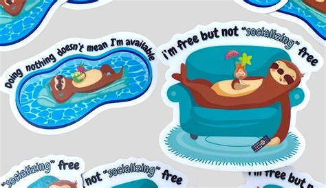 Introvert Stickers Infj Homebody Introvert Funny Socializing Quote
