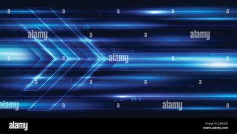 Modern Abstract Arrows Moving At High Speed Colourful Dynamic Motion Technology Movement