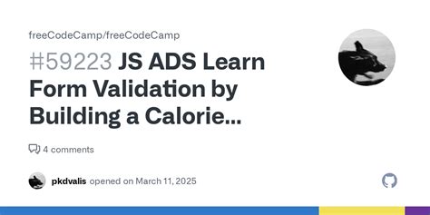Js Ads Learn Form Validation By Building A Calorie Counter Step 41 · Issue 59223 · Freecodecamp