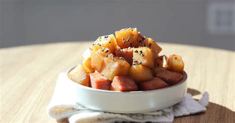 감자스팸조림 단짠의 간장 감자조림 만드는 법