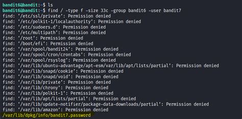 Github Karscodeoverthewire Bandit Writeups This Repository Contains Writeups And Screenshots