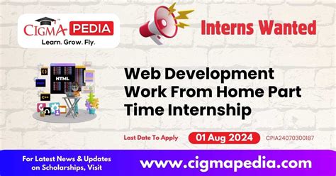 Web Development Work From Home Part Time Internship By Excellentsound Technologies Private