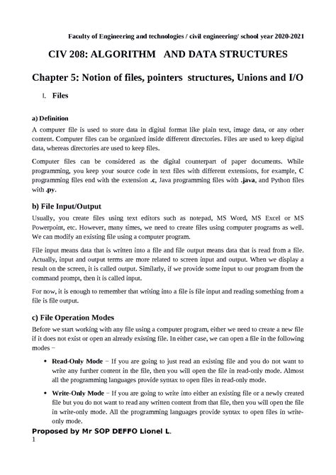 solution university of buea algorithm and data structures chapter5
