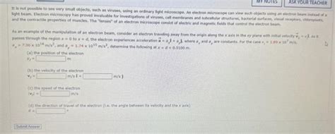 Solved It Is Not Possible To Vee Very Small Objects Such As
