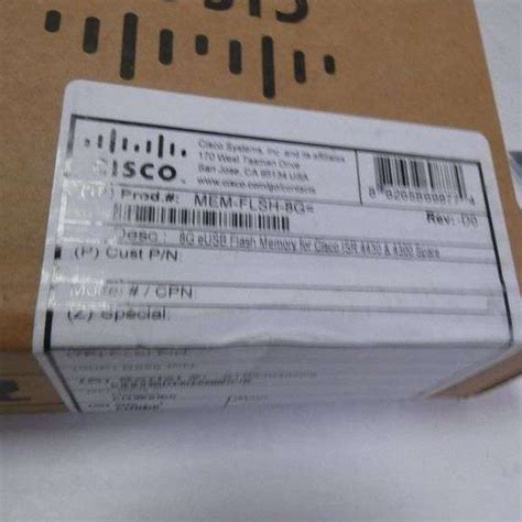 Cisco Flash Memory Card 8 GB Rio Grande Trade