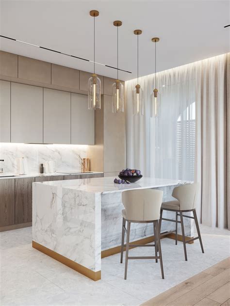 Кухня с островом | Home interior design, House design kitchen, Kitchen ...