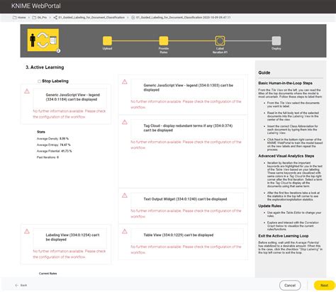 Guided Labeling For Document Classification Kch Workflows Knime