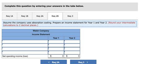 solved exercise 6 9 static variable and absorption costing