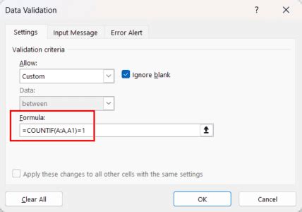 Prevent Duplicate Entries In Excel