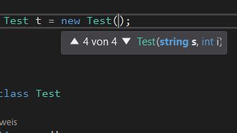 C How To See Constructors In Autocomplete Intellisense Of Visual Studio Stack Overflow
